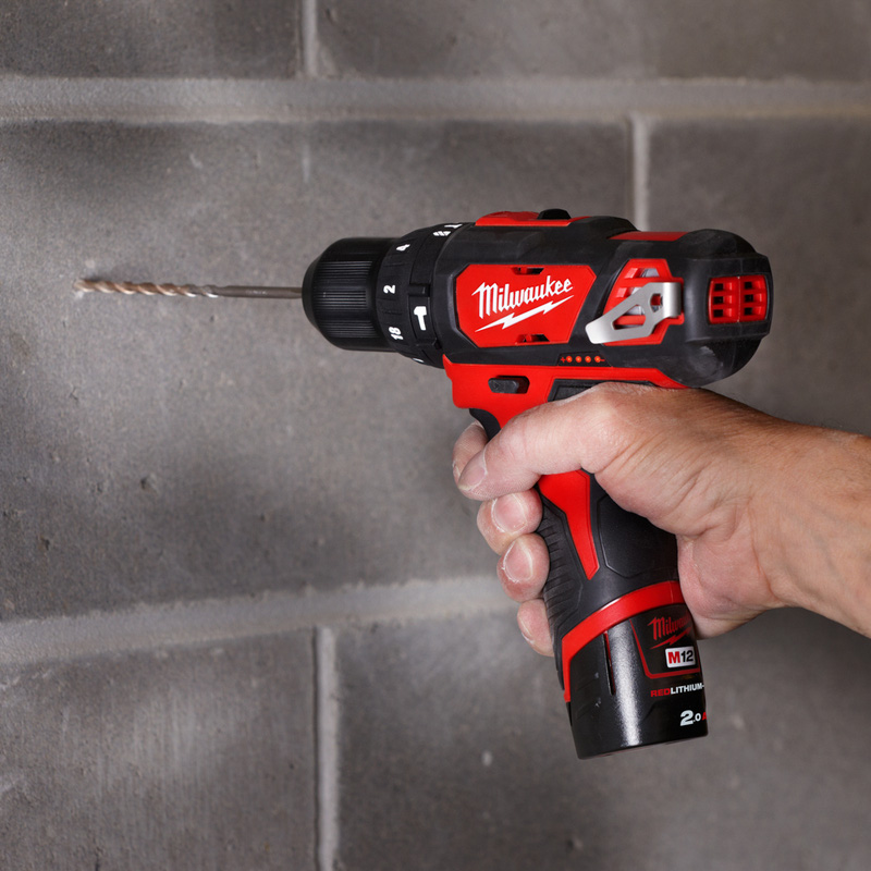 Milwaukee M12 Sub Compact Percussion Drill 2 x 2.0Ah | Toolstation
