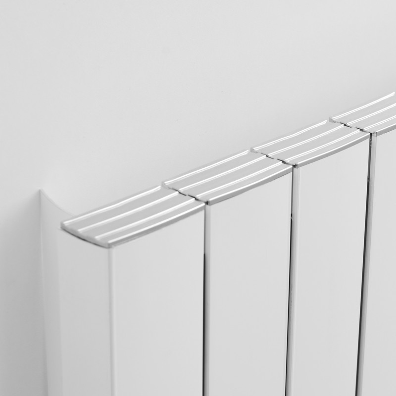 Ultraheat Smyrna Vertical Designer Radiator 1800 x 485mm Btu 4235 White ...
