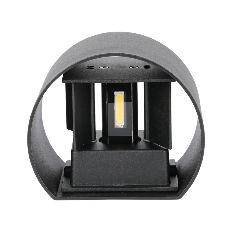 V-TAC 5W LED IP65 Wall Light with Adjustable Beam Angle Black 700lm ...
