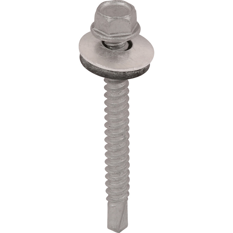 TechFast Hex Washer Self Drilling Roof Screw 5 5 X 100mm Toolstation