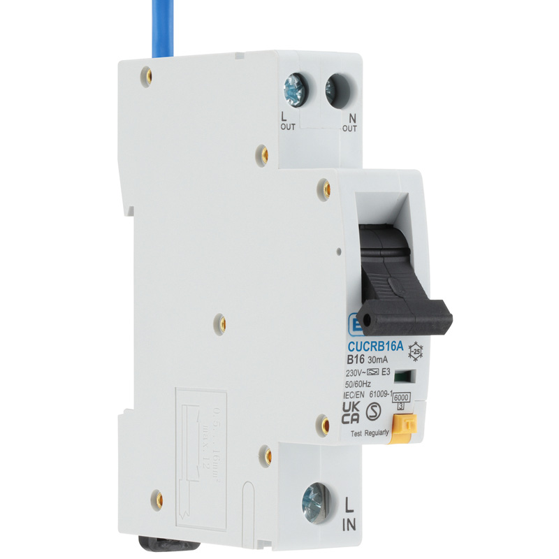 BG Compact RCBO Type A B Curve 16A | Toolstation
