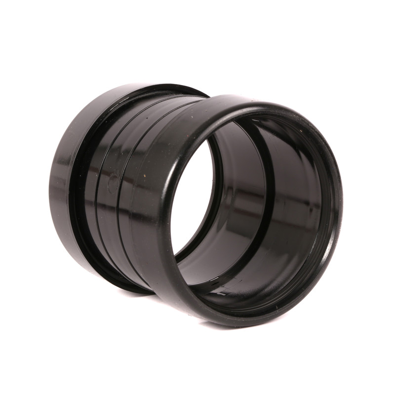 Coupling 110mm Double Socket Black | Toolstation