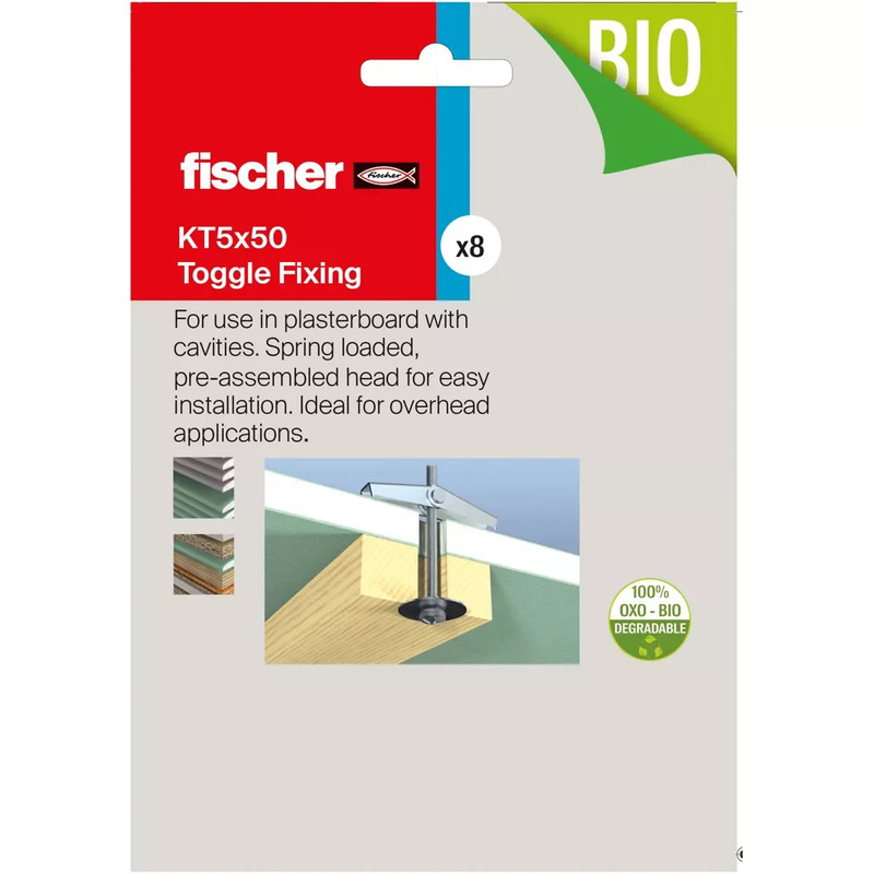 Fischer KT Metal Spring Toggle M5 x 50 | Toolstation