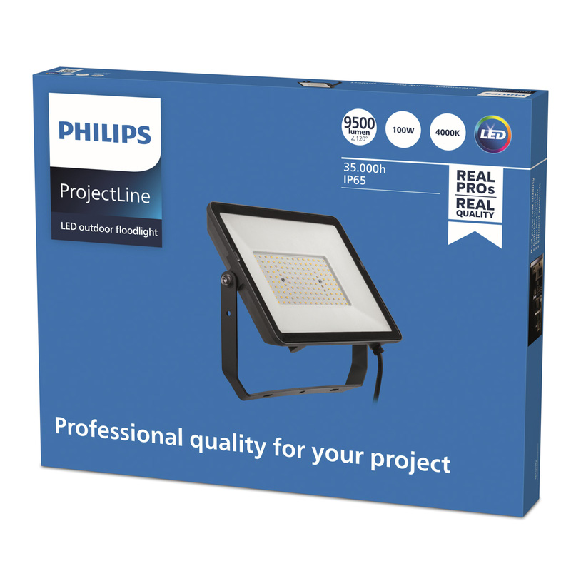 Philips Projectline Floodlight 100W 4000K | Toolstation