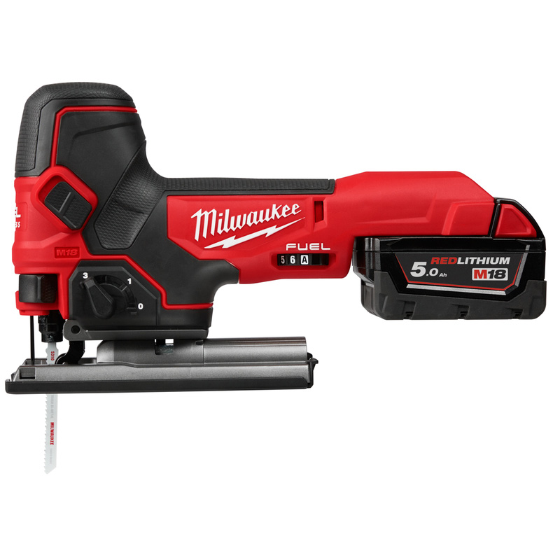 Milwaukee M18 FUEL Bodygrip Jigsaw 2 x 5.0Ah | Toolstation