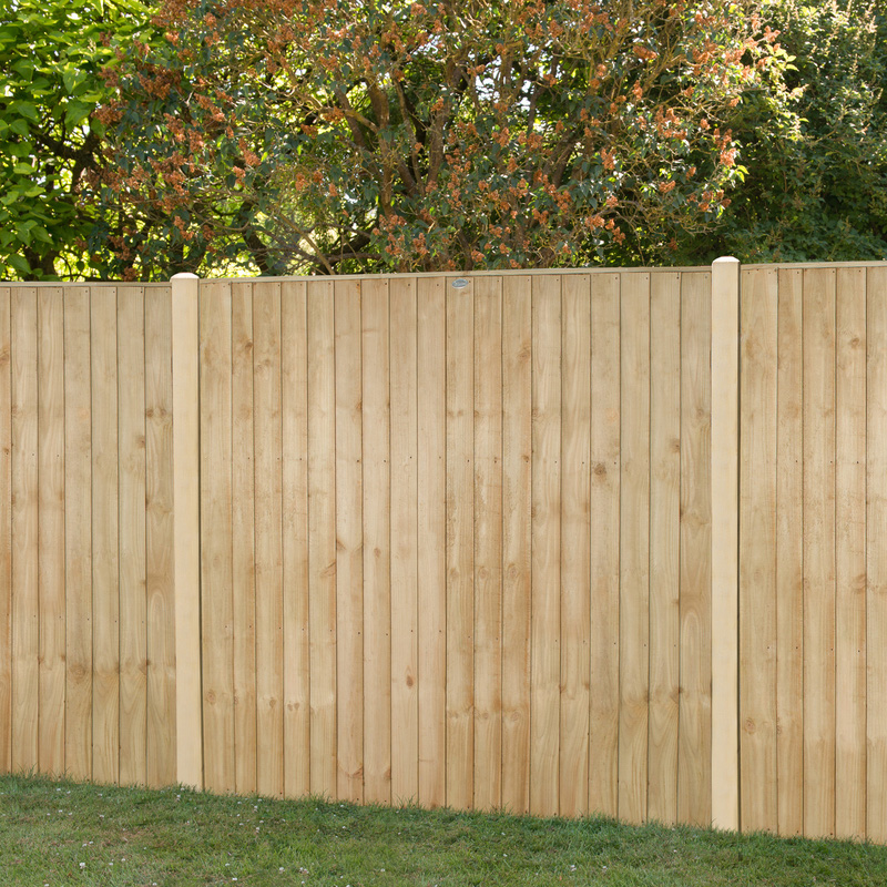 Forest Garden Pressure Treated Closeboard Fence Panel 6' x 5' | Toolstation