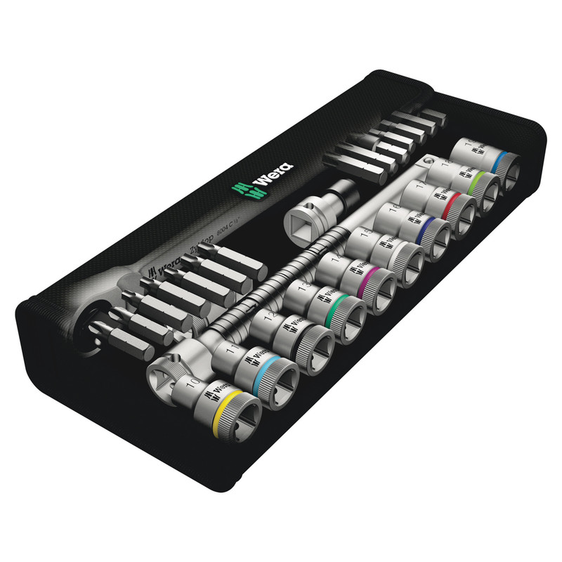 Wera 8100 1/2 Inch Zyklop Socket & Bit Set | Toolstation