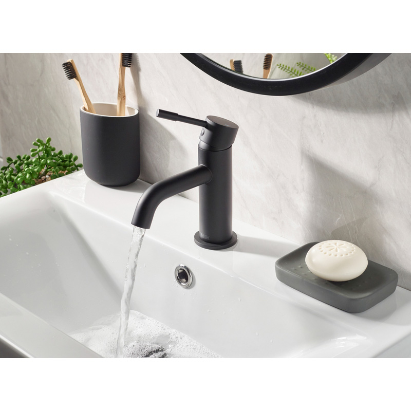 Bristan Mila Taps Black Basin Mixer | Toolstation
