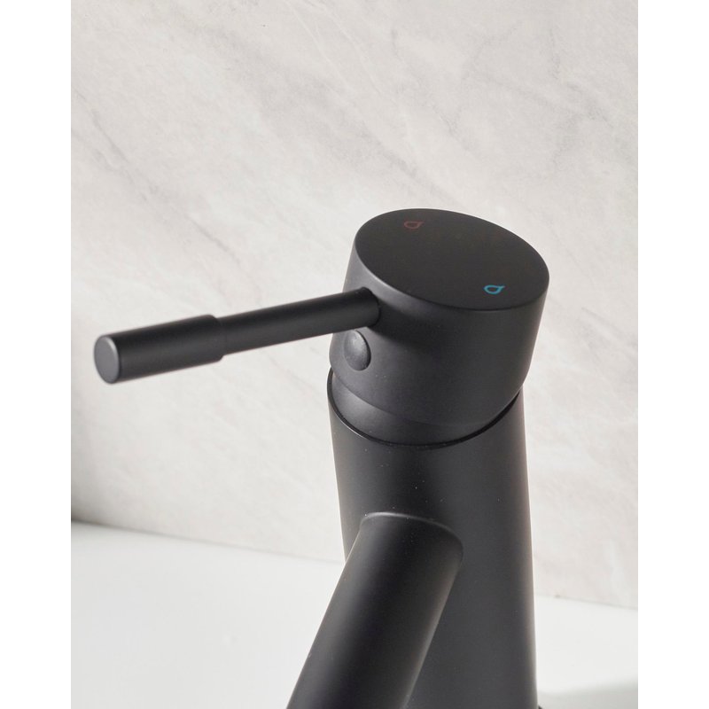 Bristan Mila Taps Black Basin Mixer | Toolstation
