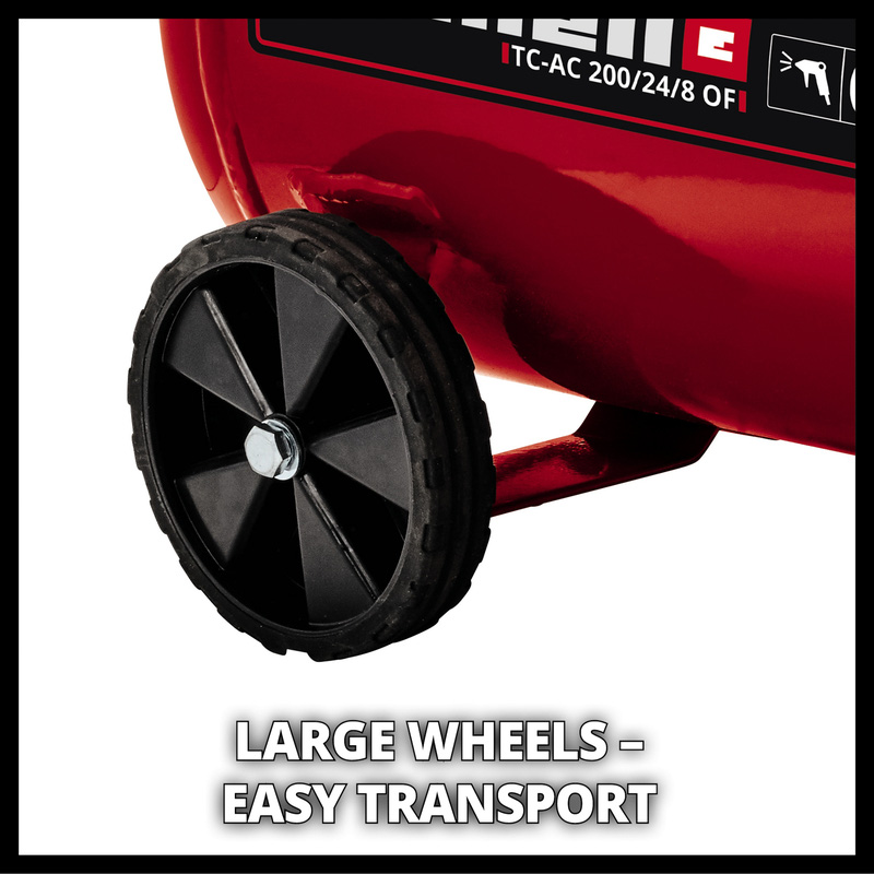 Einhell 1.6hp 24L Oil Free Compressor + 5Pc Airtool Kit 230V | Toolstation