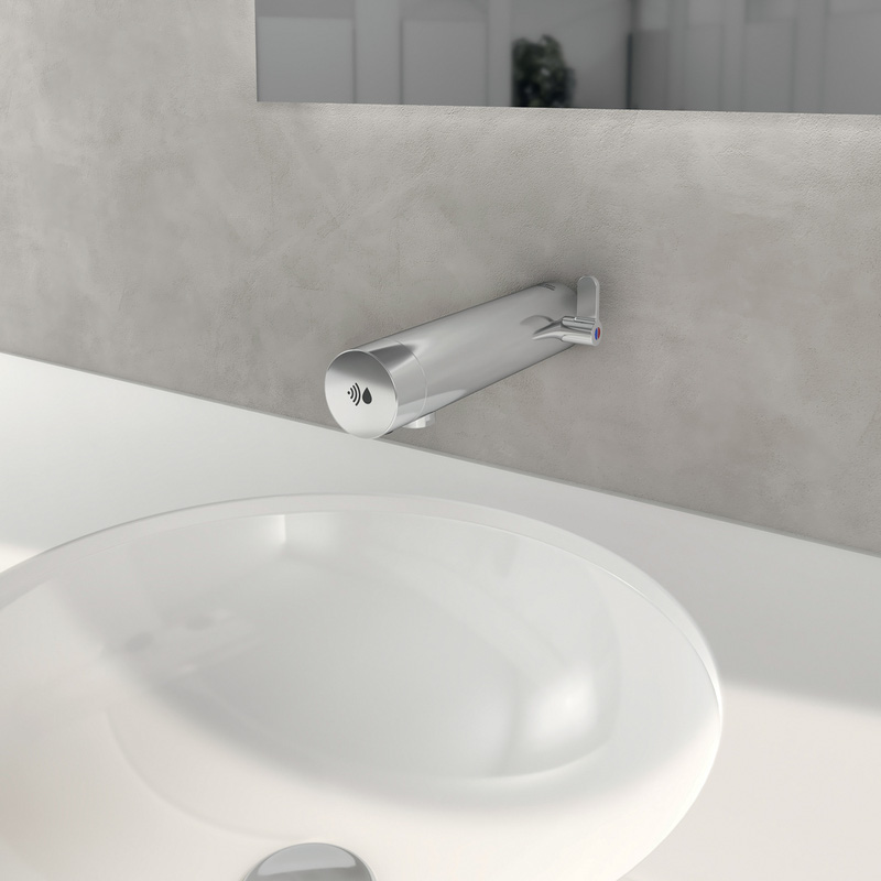 Armitage Shanks Sensorflow E Taps Sensor Basin Mixer Battery Operated ...