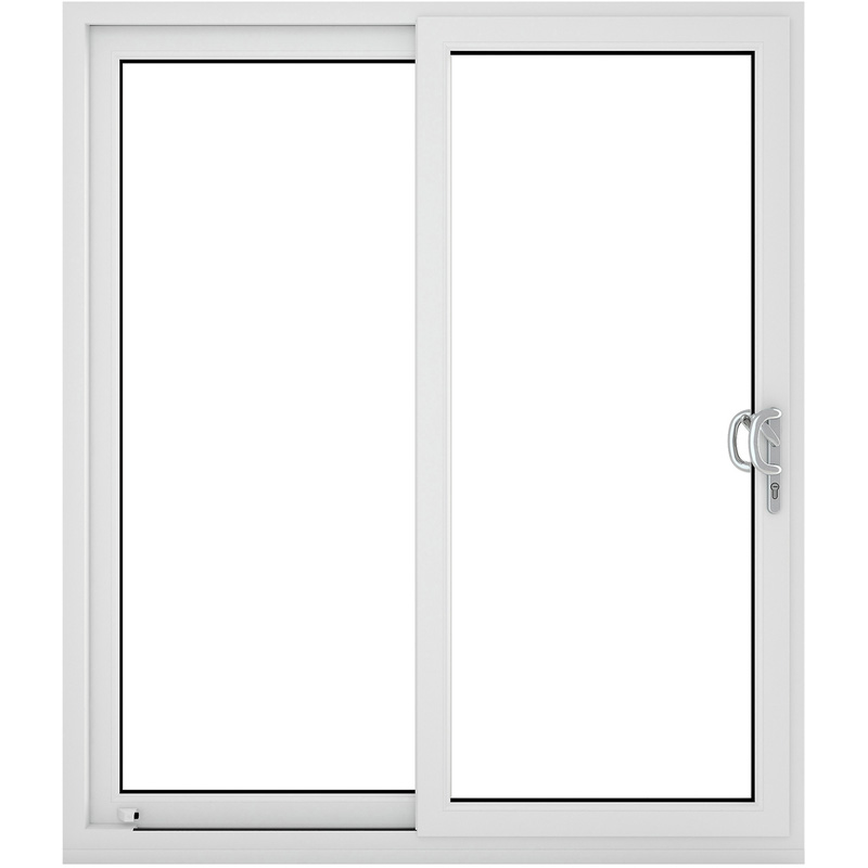 Crystal uPVC Sliding Patio Door Right Hand Open 2390mm x 2090mm Clear ...