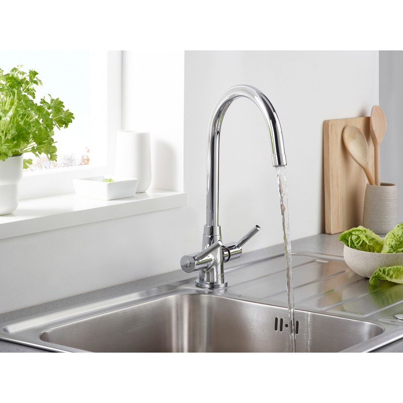 Bristan Monza Mono Mixer Kitchen Tap Chrome | Toolstation
