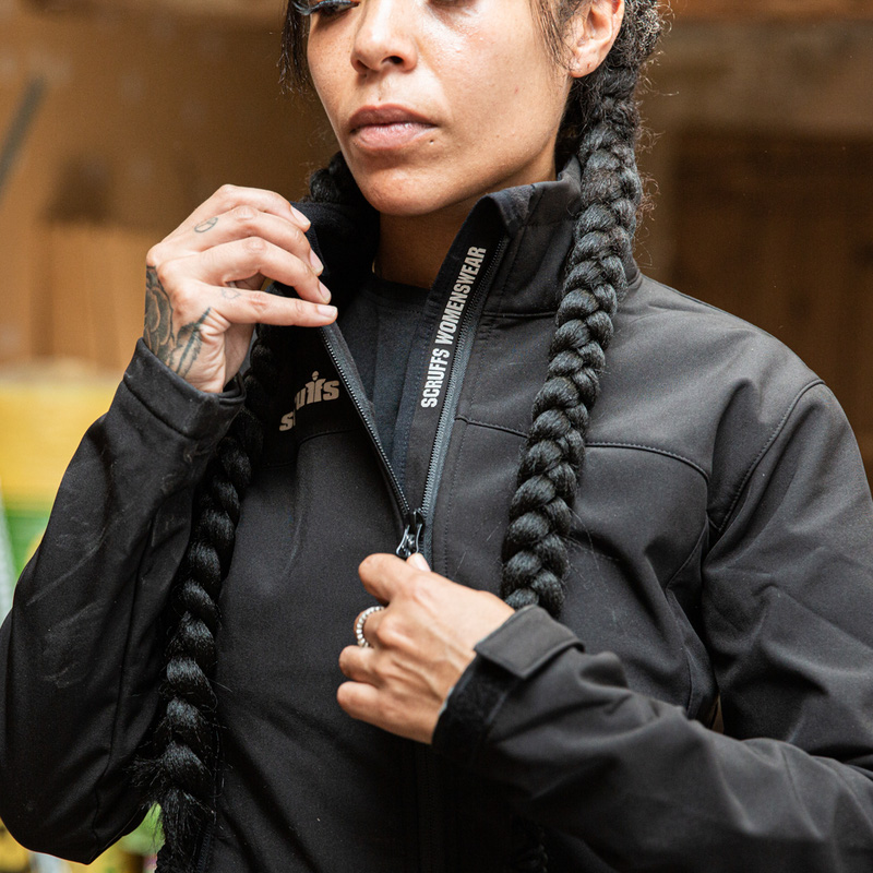 Scruffs Women's Trade Softshell Jacket Black Size 18 | Toolstation