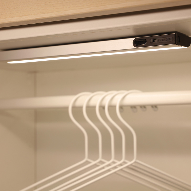 Integral LED Sensorlux USB Rechargeable Cabinet Wardrobe Light IR Hand ...