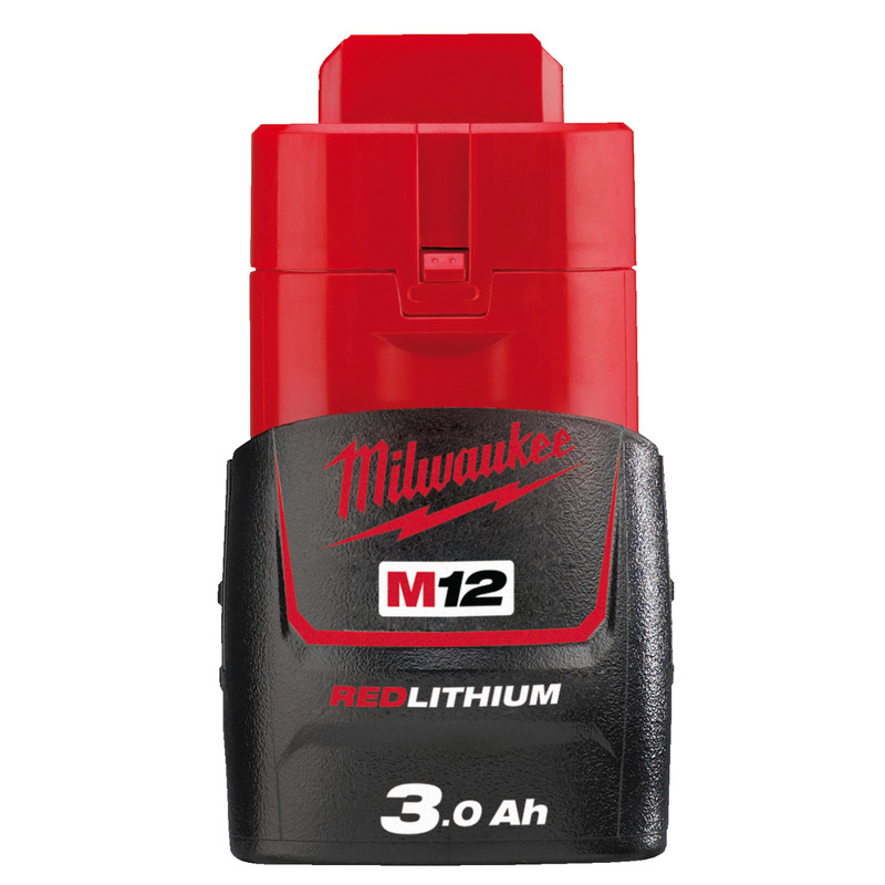 Milwaukee M12B3 3.0Ah Red Lithium-Ion Battery 1 x 3.0Ah | Toolstation