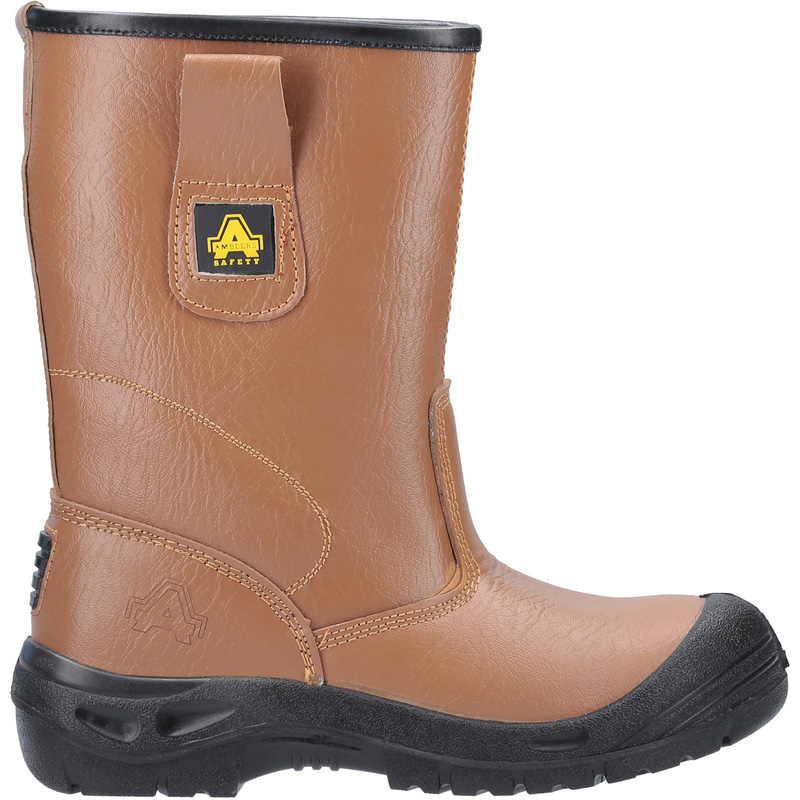 Amblers Safety FS142 Water Resistant Pull On Safety Rigger Boots Tan ...