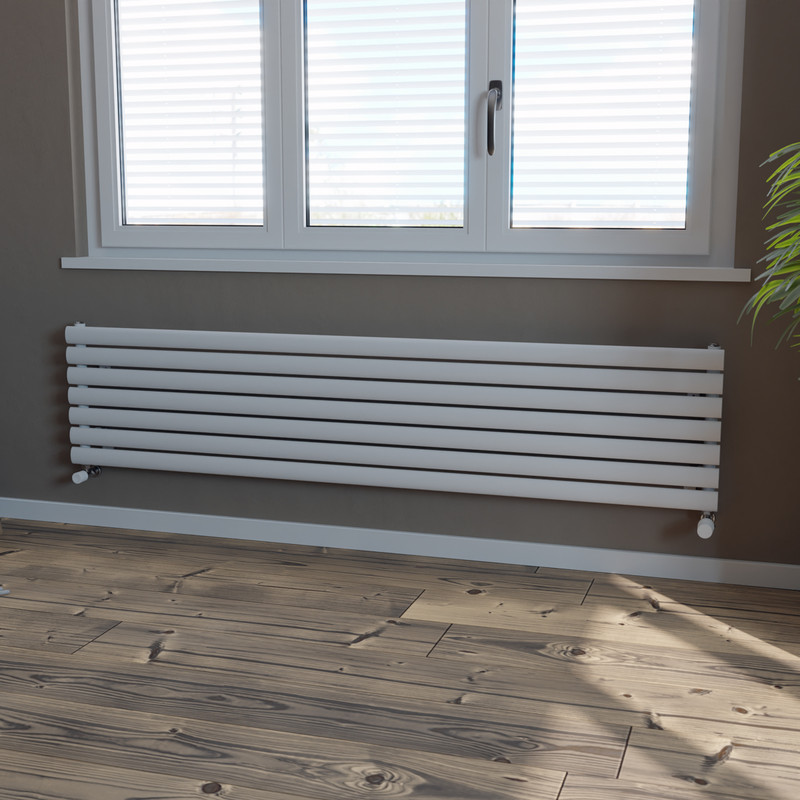 Ximax Bristol Single Horizontal Designer Radiator 410 x 1800mm 2754Btu ...