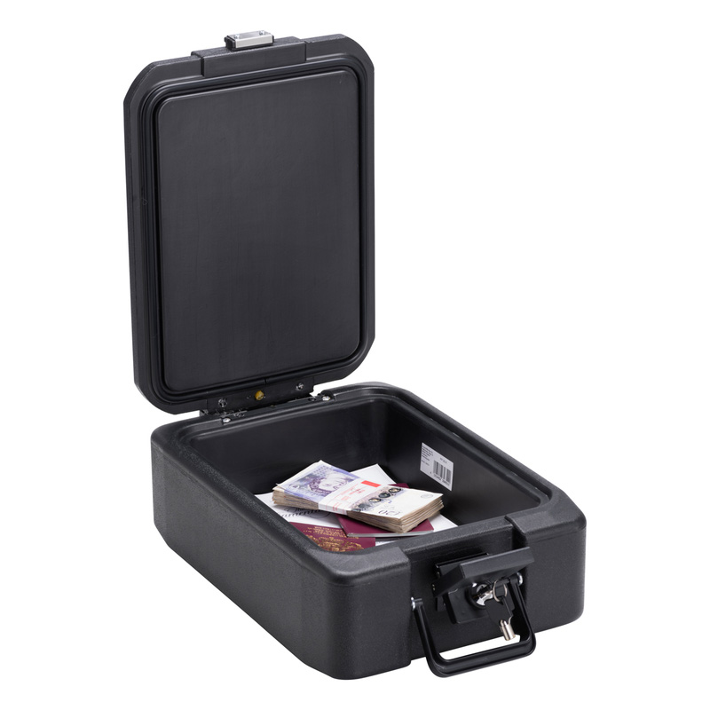 Burg-Wachter Fire Protected Cash / Document Box 300mm Black | Toolstation