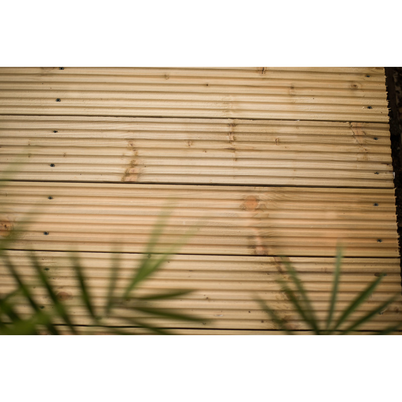 Forest Garden Patio Deck board 240cm(l) x 12cm(w) x 3cm(d) | Toolstation