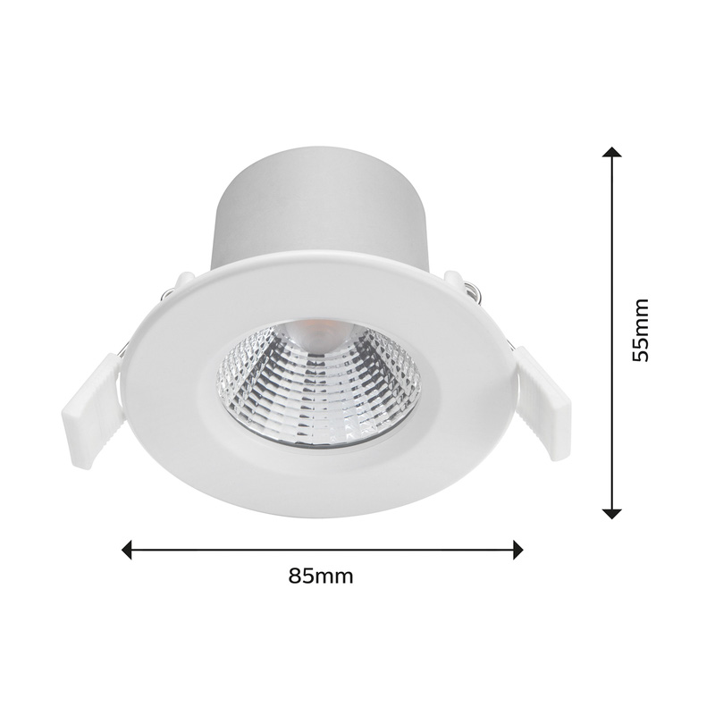 Philips SL261 Dive IP65 Recessed Downlight White 5W Warm White ...