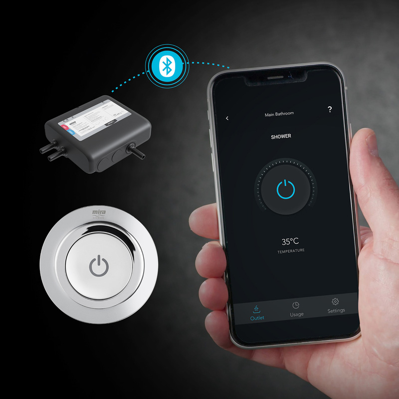 Mira Mode Thermostatic Digital Mixer Shower High Pressure / Combi Rear ...