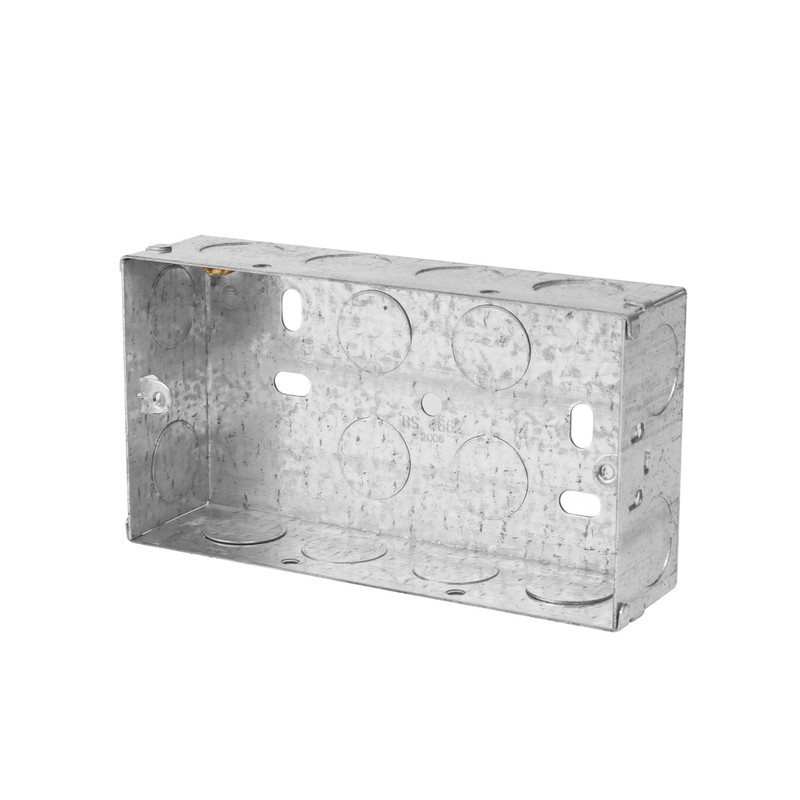 Metal Back Box 2 Gang 35mm Toolstation Metal Back Box 2 Gang 35mm Toolstation