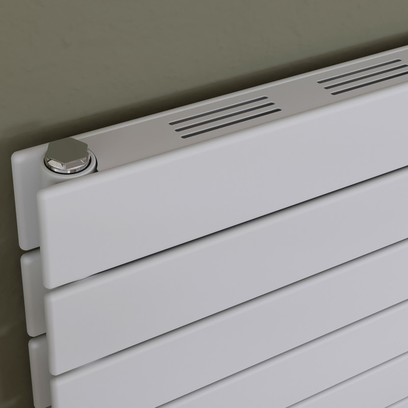 Ximax Oxford Slim Duo Horizontal Designer Radiator 595 x 1400mm 4382Btu ...
