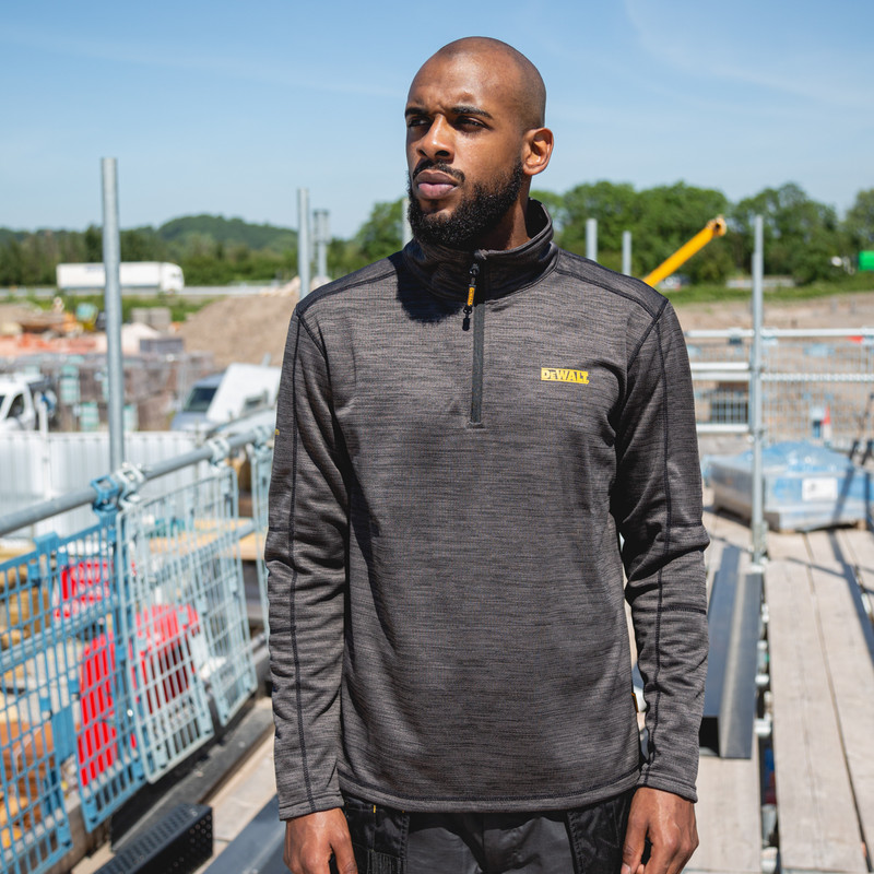 DeWalt Jonesborough 1/4 Zip Fleece Large | Toolstation