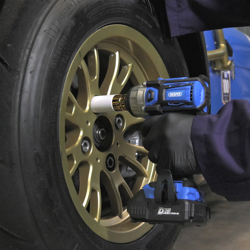Draper D20 20V Brushless 1/2" Impact Wrench Body Only | Toolstation