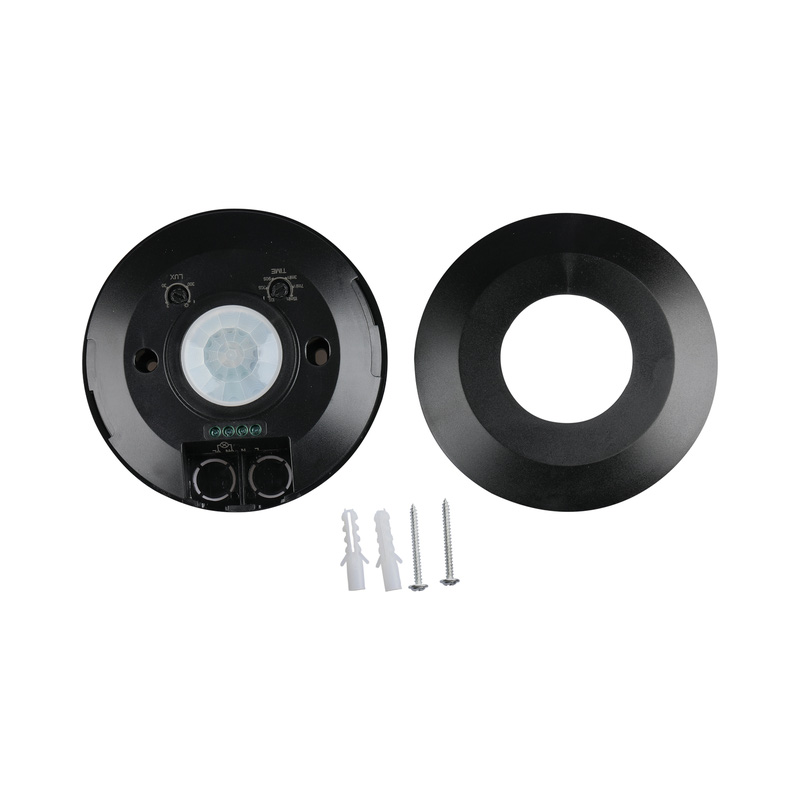 V-TAC PIR Motion Sensor IP20 Surface Slimline Black 8m Distance ...