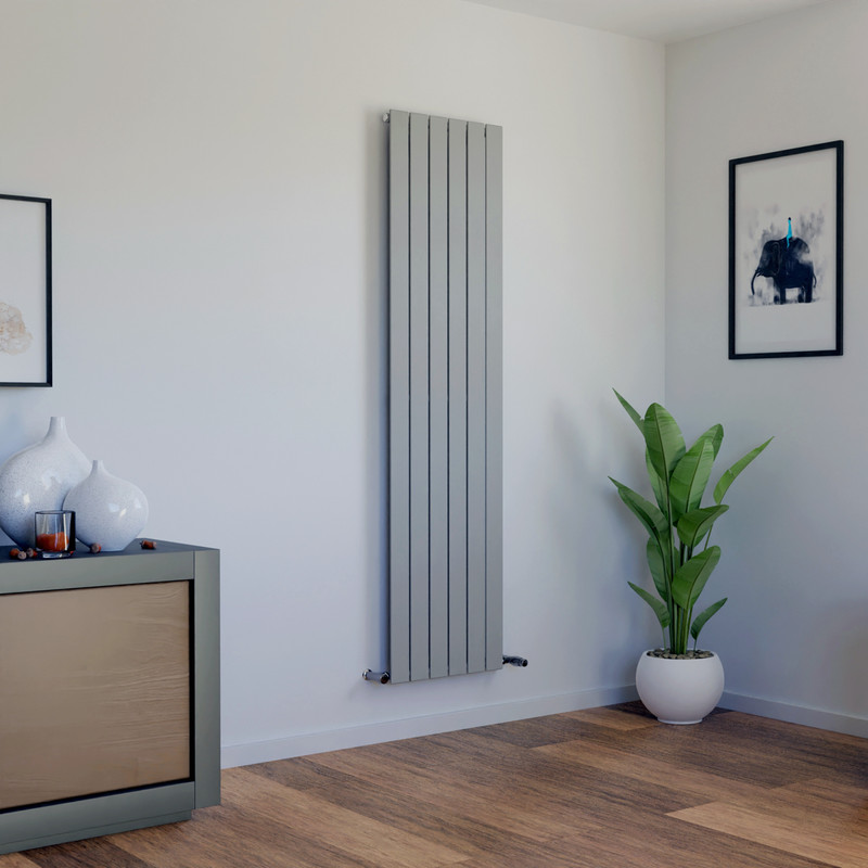 Ximax Oxford Single Designer Radiator 1800 x 445mm 2836Btu Silver ...