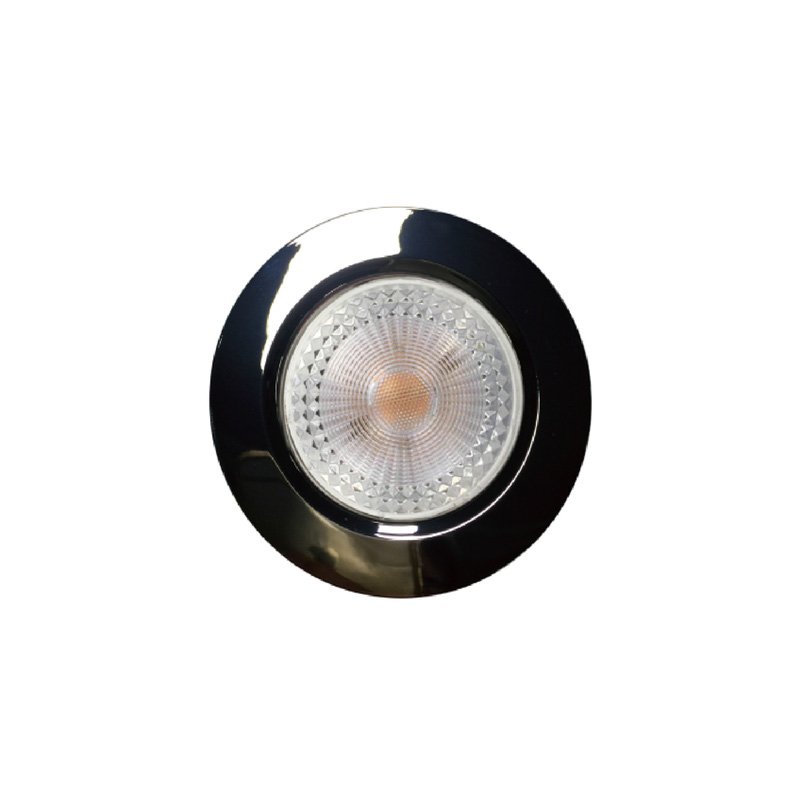 Integral LED Bezel for Compact Eco Downlights Polished Chrome | Toolstation