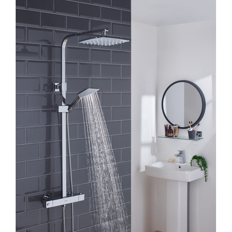Bristan Craze 2 Thermostatic Bar Diverter Mixer Shower Chrome | Toolstation
