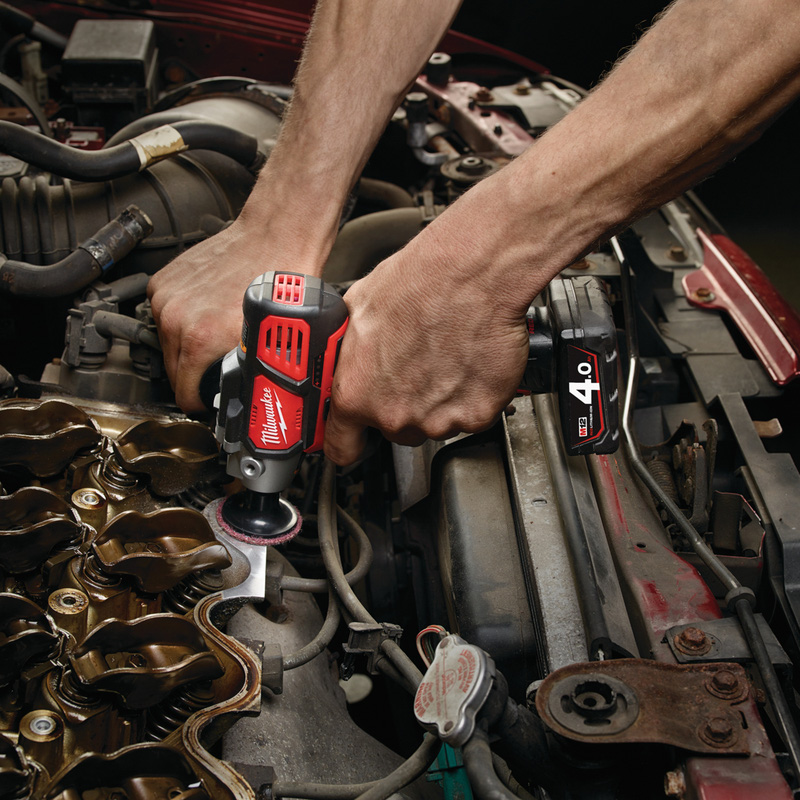 Milwaukee M12BPS-421X Sub Compact Polisher/Sander 1 x 4.0Ah & 1 x 2.0Ah ...