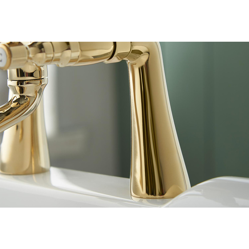 Deva Georgian Taps Bath Filler Gold