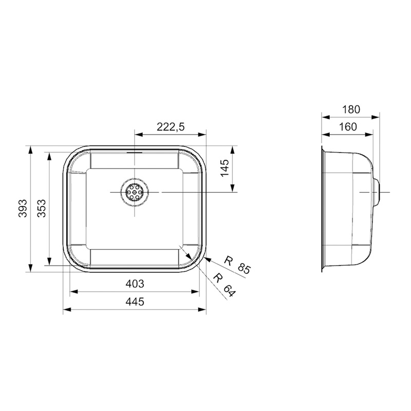 Reginox Colorado Comfort Stainless Steel Kitchen Sink Single Bowl ...